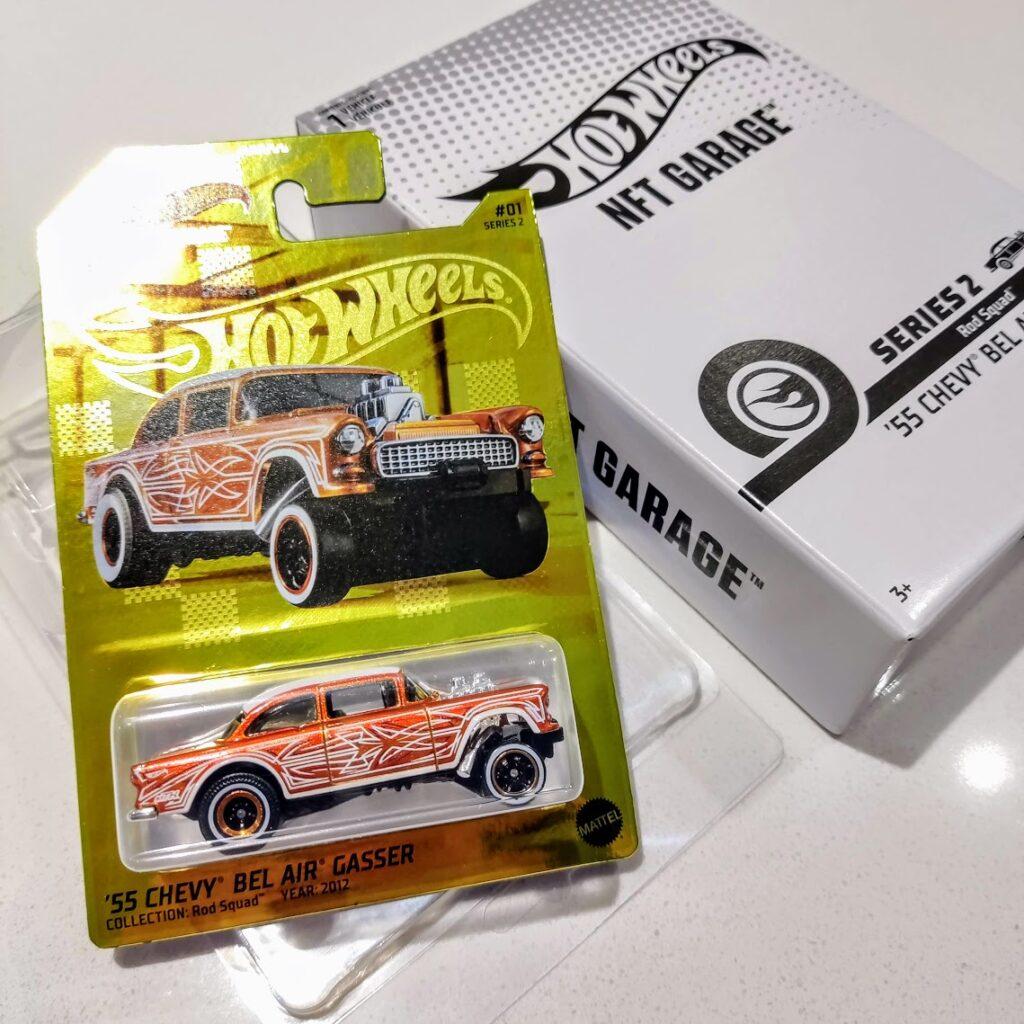 Hot Wheels NFT Garage Series 2 ’55 Chevy Bel Air Gasser – Vancity Diecast